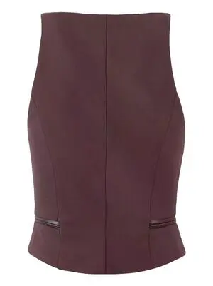 Elisabetta Franchi Zip-up Sleeveless Top - Red