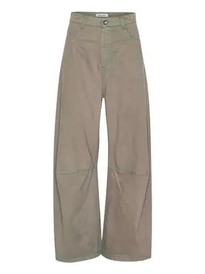 Henrik Vibskov Paneled Straight Leg Jeans - Neutrals