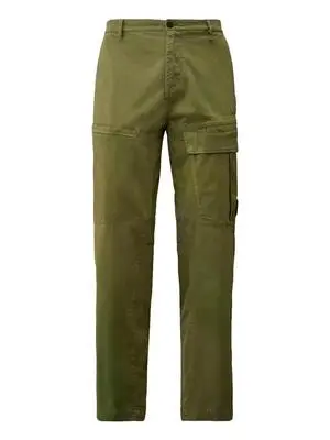 C.P. COMPANY Sateen Cargo Pants - Green