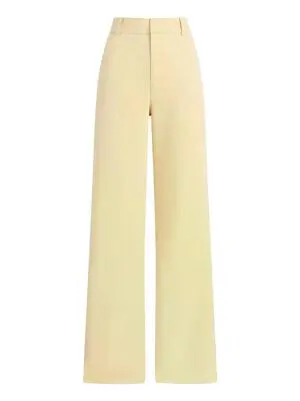 FAVORITE DAUGHTER Jones Welted-pocket Trousers - Yellow