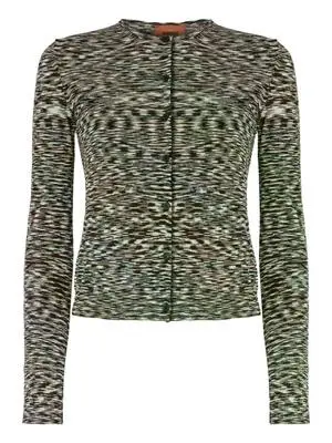Missoni Patterned Wool-blend Cardigan - Black