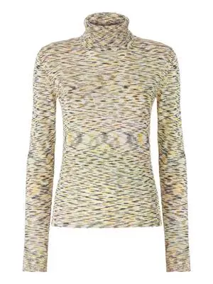 Missoni Patterned High-neck Top - Yellow