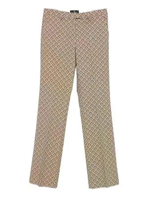 Etro Damask-patterned Trousers - Neutrals