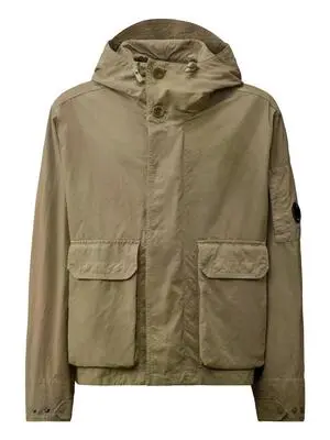 C.P. COMPANY Hooded Pocket Jacket - Neutrals