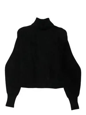 P.a.r.o.s.h High-neck Ribbed Jumper - Black