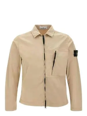 Stone Island Zip-front Shirt Jacket - Neutrals