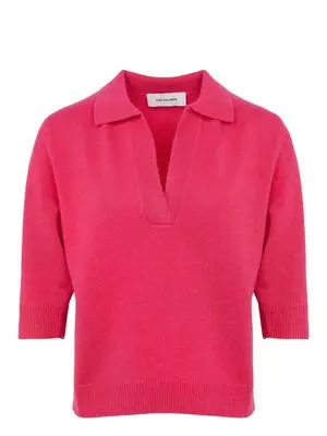 YVES SALOMON Knitted Polo Shirt