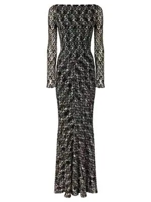 Missoni Floral-lace Maxi Dress - Black