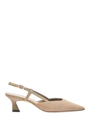 STUART WEITZMAN 50mm Vinnie Slingback Pumps - Brown