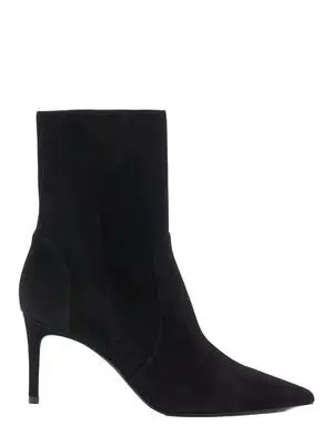 STUART WEITZMAN 75mm Zip-detail Pointed-toe Boots - Black