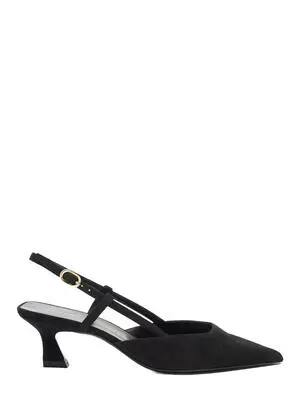 STUART WEITZMAN 50mm Vinnie Slingback Pointed-toe Pumps - Black