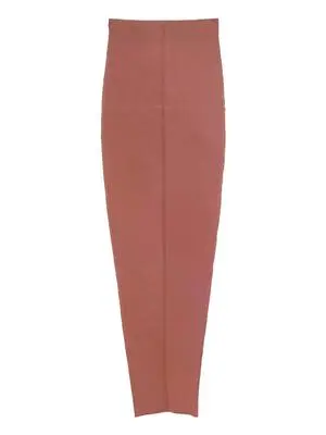 Rick Owens Pillar Ribbed-knit Skirt - Pink