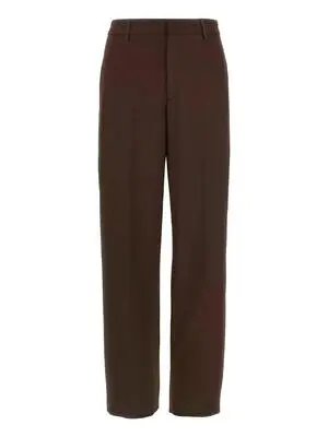 Fabiana Filippi Jewel-detail Trousers - Brown