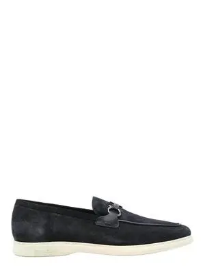 FERRAGAMO Cosimo Suede Loafers - Blue