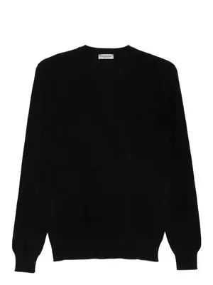 VENGERA Ribbed Wool Sweater - Black