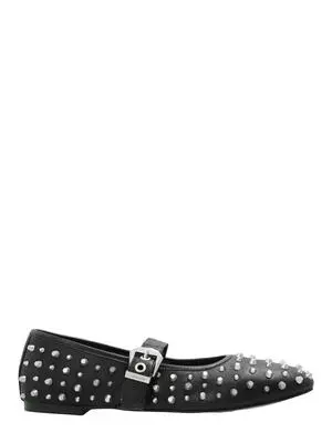 ALLSAINTS Studded Ballet Flats - Black