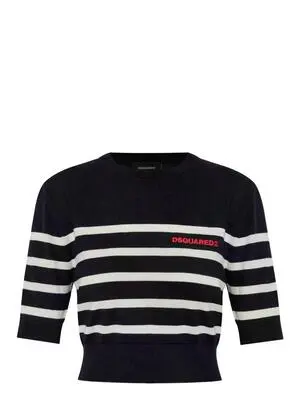 Dsquared2 Embroidered Logo T-shirt - Black