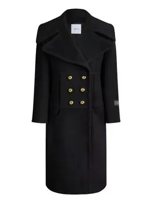 PATOU Double-Breasted Coat Black