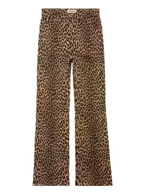 Zadig&Voltaire Leopard-print Trousers - Neutrals