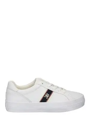 Tommy Hilfiger Logo Detail Sneakers - White