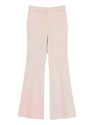 Ermanno Scervino Flared Wool Trousers - Pink