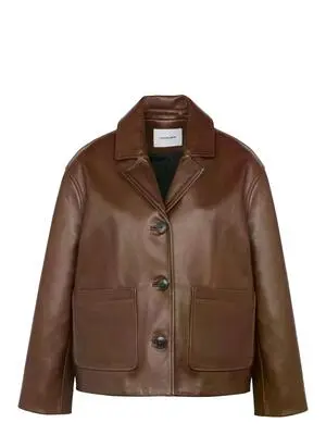 YVES SALOMON Leather Jacket