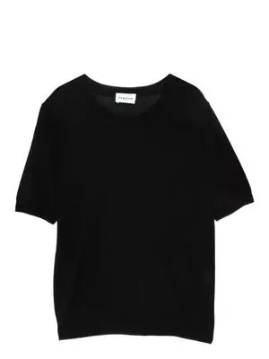 P.a.r.o.s.h Short-sleeve Round-neck T-shirt - Black