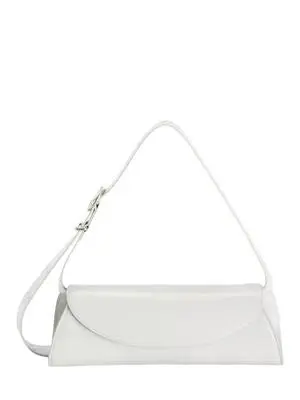 JIL SANDER Small Cannolo Shoulder Bag - Grey