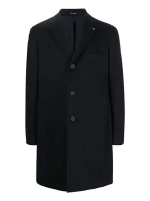 Tagliatore Single-breasted Coat - Blue