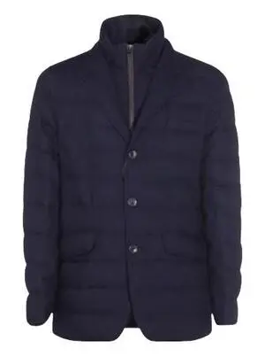 Herno Quilted Coat - Blue