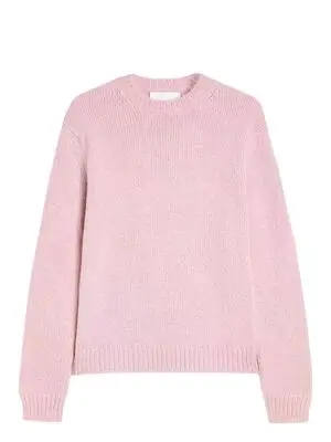 JIL SANDER Ribbed-cuff Alpaca-wool-blend Sweater - Pink