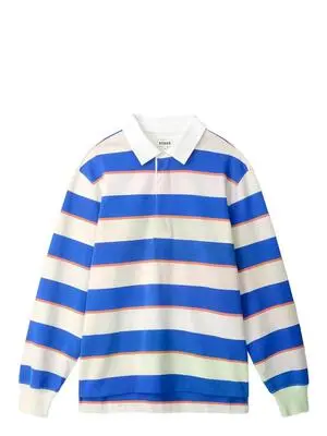 Staud Yacht Rugby-stripe Shirt - Blue