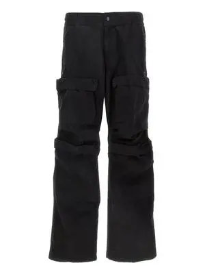 Diesel P-danzel Cargo Straight-leg Trousers - Black