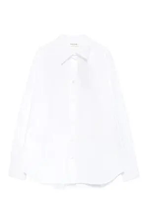 P.a.r.o.s.h Point-collar Cotton Shirt - White