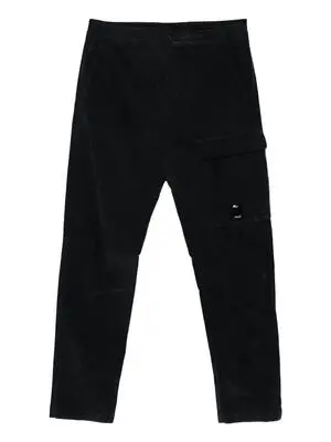 C.P. COMPANY Pocket-detail Elasticated Trousers - Black