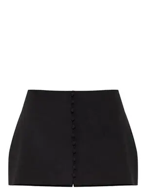 Cult Gaia Button-front Shorts - Black