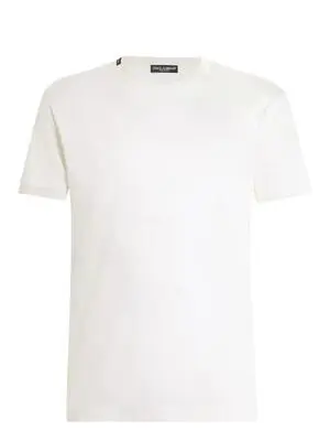 Dolce & Gabbana Logo-detail Crew-neck T-shirt - White