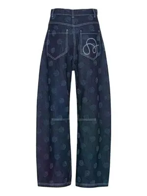 Henrik Vibskov Dart Needle-punch Dot Jeans - Blue