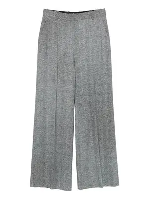 Ermanno Scervino Herringbone Trousers - Grey