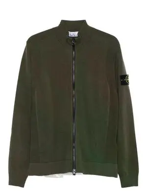 Stone Island Zip-front Sweater - Green
