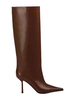 LE SILLA 80mm Bella Pointed-toe Knee-high Boots - Brown
