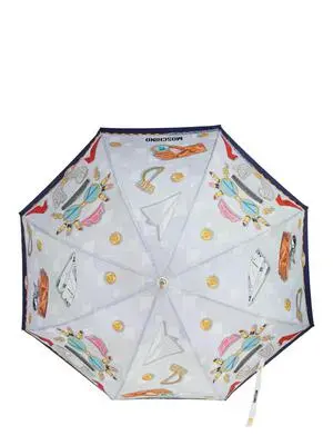 Moschino Printed Umbrella - Neutrals