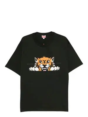 Kenzo Tiger-graphic T-shirt - Green