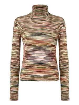 Missoni Stripe-pattern Turtleneck Sweater - Neutrals