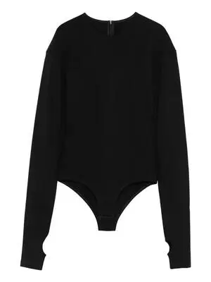 MAISON MARGIELA Long-sleeve Bodysuit - Black