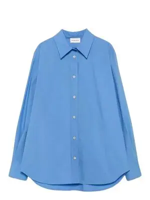 P.a.r.o.s.h Long-sleeve Collared Shirt - Blue