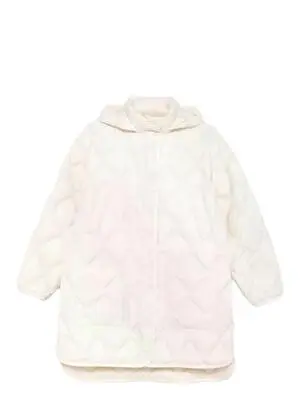 Woolrich Quilted Hooded Coat - Neutrals