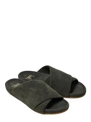 Beek Kea Suede Slides - Natural