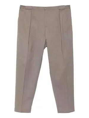 BRIGLIA 1949 Pleated Front Trousers - Brown