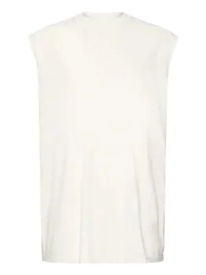 Rick Owens Raw-edge Sleeveless Tank Top - White